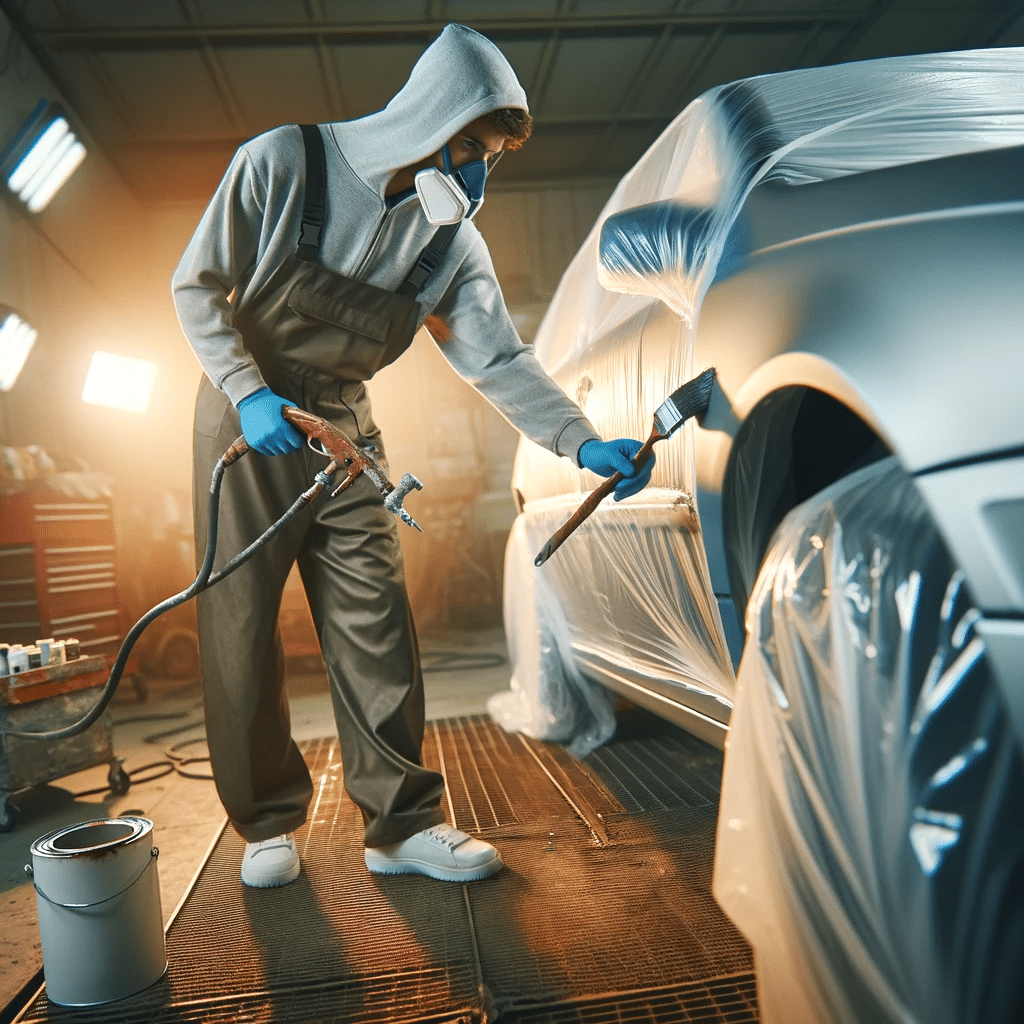 Les métiers de l'automobile : le carrossier peintre